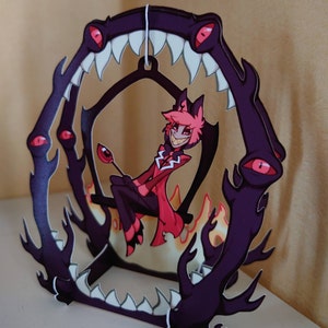 Alastor Hazbin Hotel Paper Craft Standee - Etsy