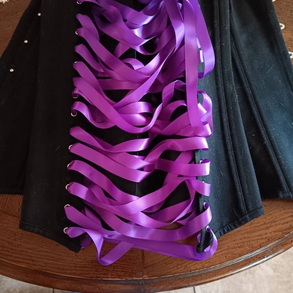 Satin Ribbon Corset Lacing, Lacing for Stays and Corsets, Double Sided ...