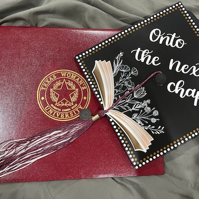 Reading Book Literature English Education Printed Graduation Cap Topper ...