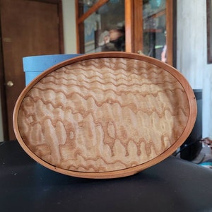 Tiger Maple Shaker Oval Boxesstack of 3 - Etsy