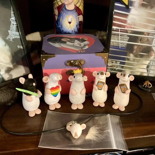 Custom Ferret / Polecat Polymer Clay Model - Etsy