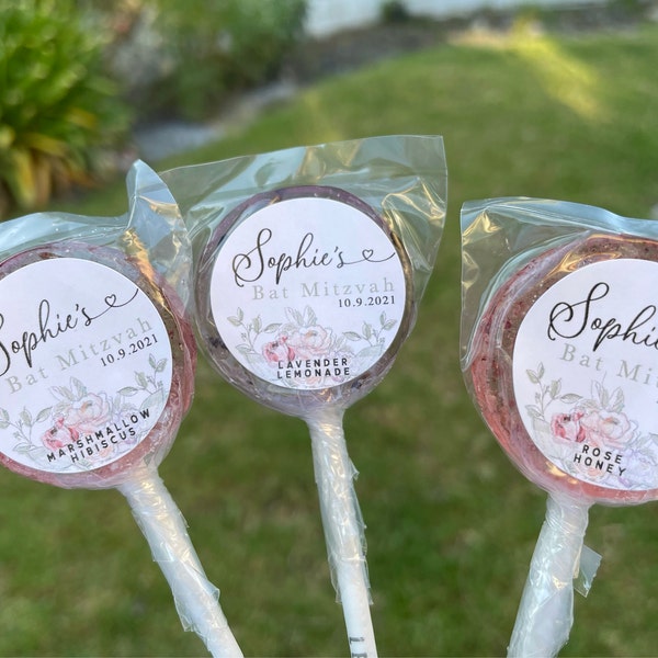 Lavender Lemonade Lollipops for Weddings, Showers, and Gourmet Gifts ...