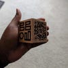 QR Code Cube, Wooden QR Code Block, Custom Logo Cube, Scan QR Menu for ...