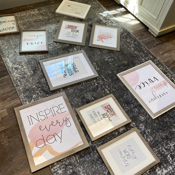 Everyone Deserves a Voice, Speech Therapy Decor, Speech Therapist Gift ...