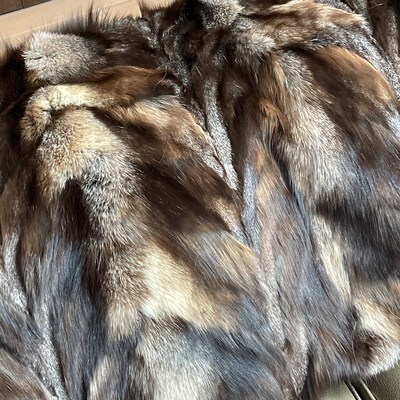 Natural Blue Fox Fur Hat With Leather Top Women Real Fox Fur Mongolian ...