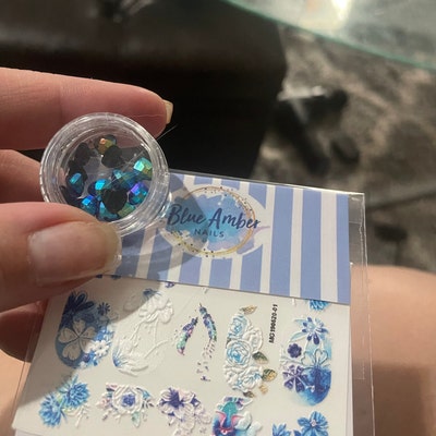 Blue Chrome Powder Metallic Pigment for Nail Art 0.5g - Etsy