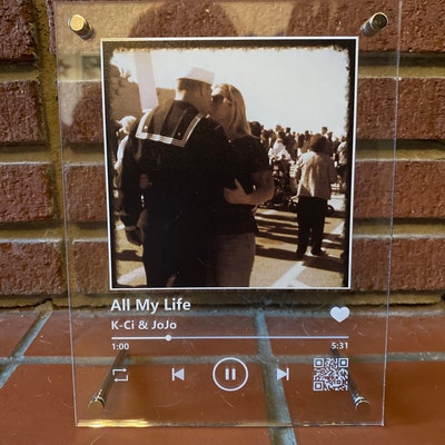 Custom Music Plaque, Song Album Cover Plaque, Music Decor, Personalized ...