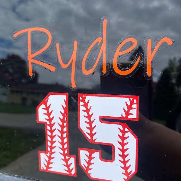 Name Decal - Two Color Decal - Layered Decal - Personalized Decal - Any ...