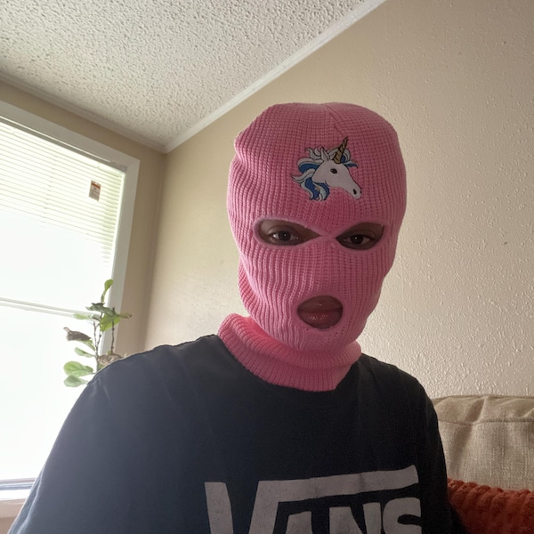 Pigtails Ski Mask Pig Tails Balaclava Black - Etsy