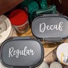 Coffee Creamer Jar Label / Kitchen Creamer Jar Vinyl Decal, Kitchen Jar ...