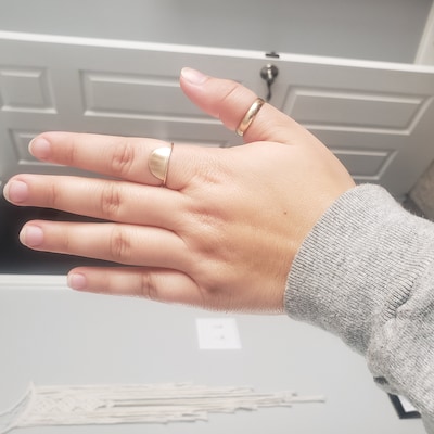 Tiny Black Spike Ring, Tiny Black Stone Stacking Ring, Black Spinel Ring, Black Gold Ring ...