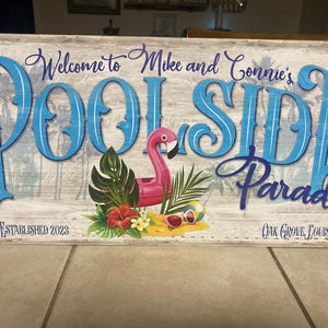 Pool & Patio Sign, Pool Signs for Outdoors,modern Farmhouse Wall Art ...