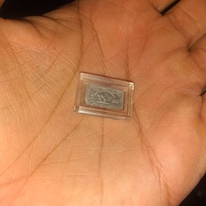 Fine .999 German Silver Ingot One Gram Buffalo/bison Bar - Etsy