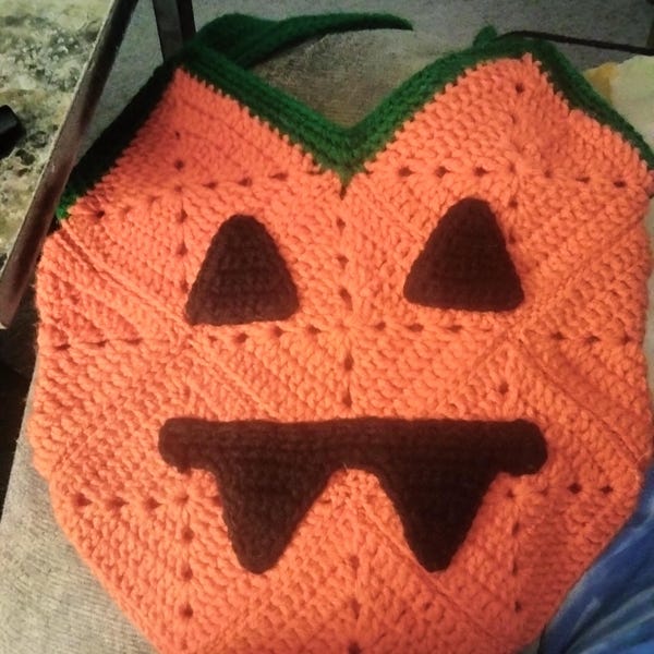 PATTERN- Jack-o-lantern Crochet Bag - Etsy