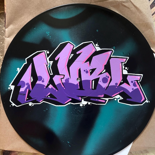 Custom Graffiti Spray Paint Can Name Letters Personalized Street Art ...