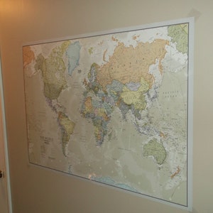 XXL Classic USA Wall Map Map of the USA Poster Front - Etsy