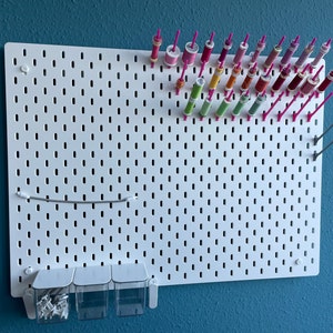 IKEA SKADIS Perforated Plate 10x Thread Spool Holder, Thread Holder for ...