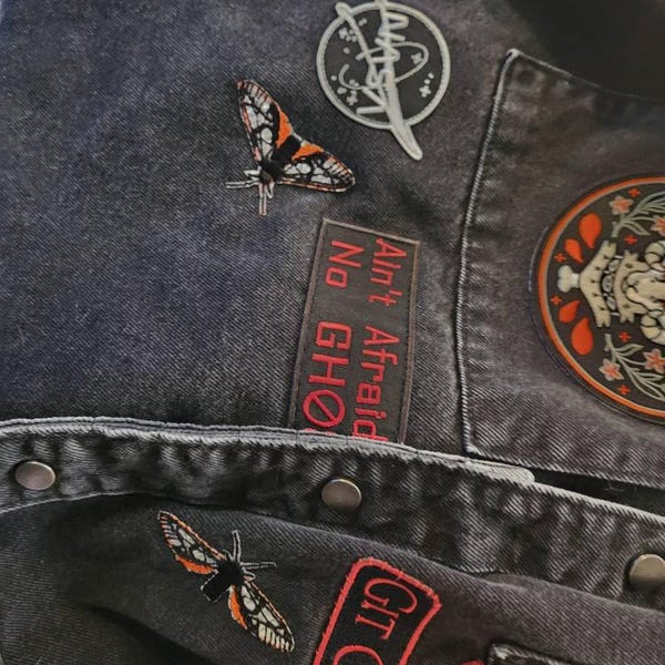 Plague Doctor Reflective Iron-on Embroidered Patch - Etsy