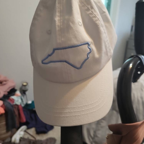 State Hat, Monogrammed Hat, Embroidered Hat, Distressed Hat ...