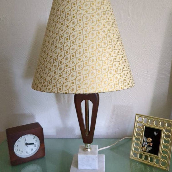Golden Metallic Retro Look Lamp Shade. Metallic. Gold. Shade is 9.5 ...