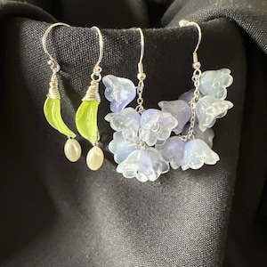 No Piercing Rainbow Earrings, Flower Ear Cuffs, Gold Ear Cuffs, Flower ...