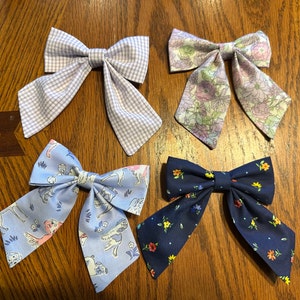 Sailor Bow Sewing Pattern, Hair Bow Pdf Sewing Template, Sailor Hair ...