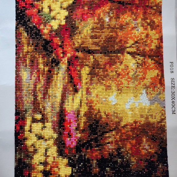 Christmas Dogs Diamond Painting Kit 30x40cm Full ROUND Drill Christmas ...