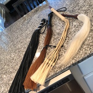 Horse Hair Flogger Set | Etsy