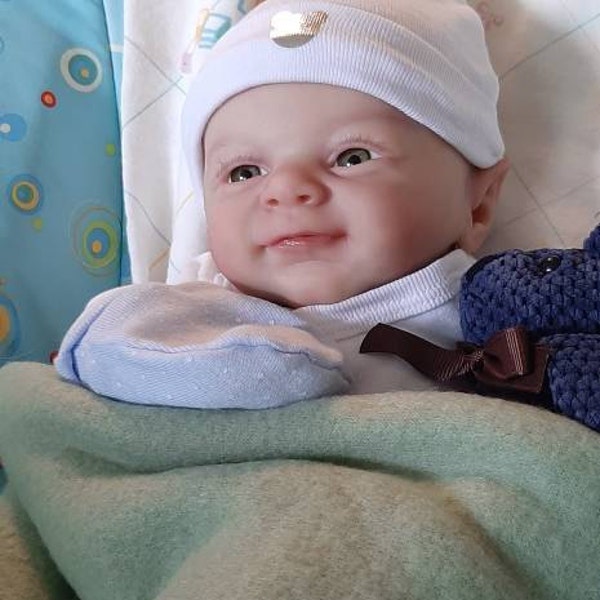 CUSTOM ORDER Felicia von Gudrun Legler, Reborn Baby Puppe offene ...