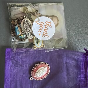 JESUS Praying Easter Gift EXTRA LARGE Rosary Centerpiece Art Catholic ...