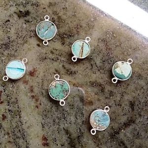 Bezel Connector Gemstone Connector Links 925 Sterling Silver Carnelian ...