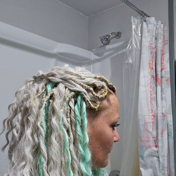 30 Inch (76 Cm) Curly DE Dreadlock Extensions- Strawberry Blonde - Etsy