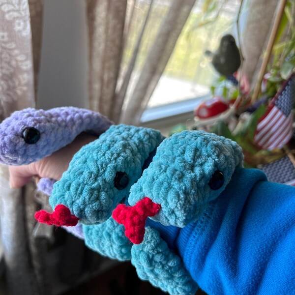 Slap Bracelet Snake Crochet PDF Pattern | Amigurumi Snake | Market Make ...