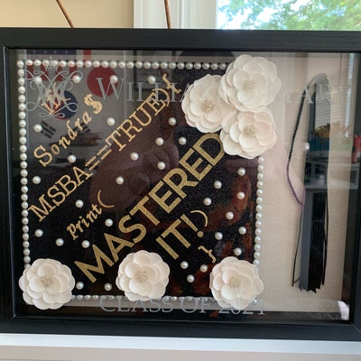 Graduation Cap Tassel Shadowbox, TASSEL Was WORTH the HASSLE, Milestone ...