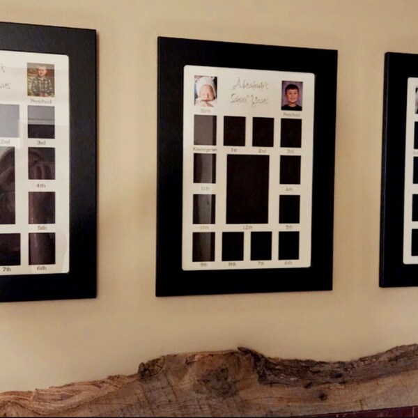 My School Days Photo Frame/ Graduation/ 12- 1 3/4" X 2 1/4 Openings ...