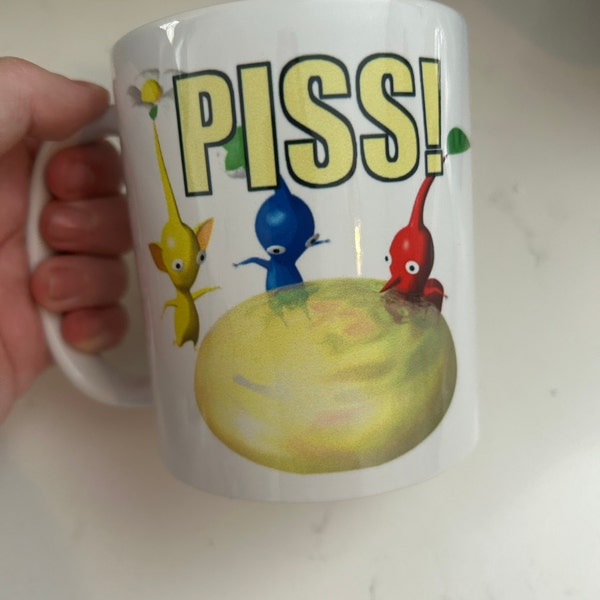 Pikmin PISS Mug - Etsy