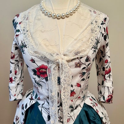 Net Lace Cap-18th Century Reproduction-white or Ivory-scallop Edge ...