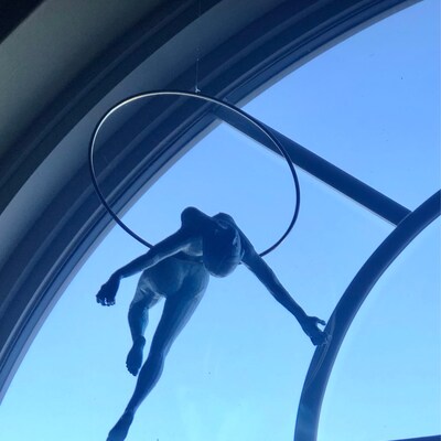 Ceiling Decoration Aerial Acrobats Ring Sculptures Gymnast Art - Etsy