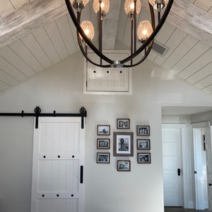 Custom Barn Door Baby Gate, White Painted Baby and Pet Gate - Etsy