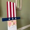 Uncle Sam Wood Sign / Uncle Sam Sign / 4th of July Sign / Americana ...