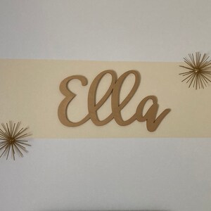 Letter Signs Cursive Wooden Names Script Name Sign | Etsy