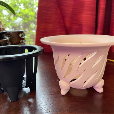 Furan Orchid Pot Fu Ran Pot Neofinetia Pot Fukiran Furan Pot Dendrobium ...