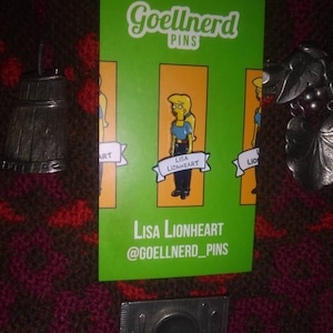 Simpsons Lisa Lionheart Enamel Pin Soft Enamel Lisa Simpson Gifts 90s ...