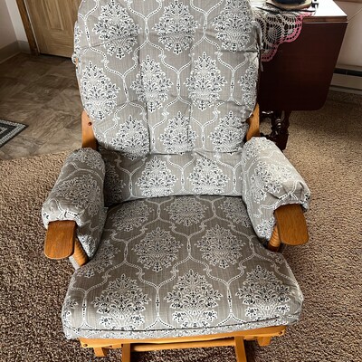 Wingback Rocker Replacement Cushions / Canadian Rocker Cushions ...