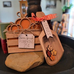 BUNDLE // Classic Fall Tier Tray Decor Bundle // Autumn Tier - Etsy