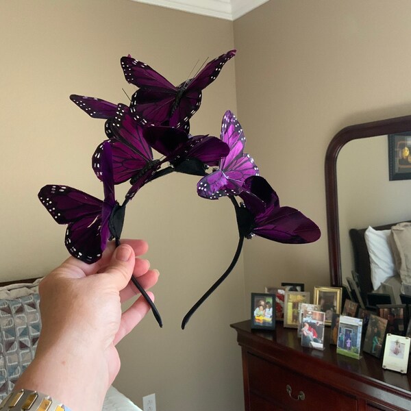 Monarch Butterfly Headband, Butterflies Headpiece Women Girls Kids ...