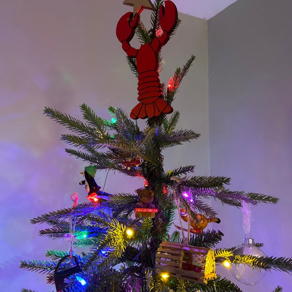 Lobster With Star Tree-topper - Etsy
