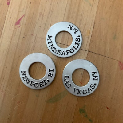 Travel Tokens Leather Keychain Lanyard, Travel Lover Gift, Personalized ...