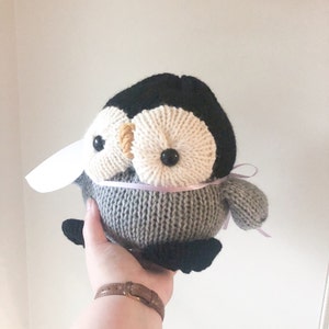 Baby Penguin Circular Knitting Machine Pdf Pattern Sentro Addi Express ...