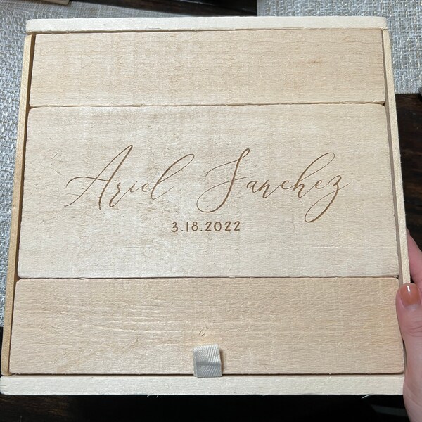 LARGE SIZE Baby Girl Keepsake Box // Personalized Box, Wood Box, Baby ...
